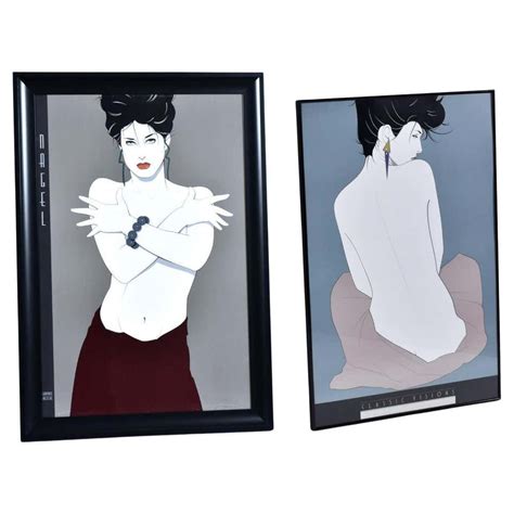 1980s Original Gorgeous Patrick Nagel The Book Art Poster For Sale