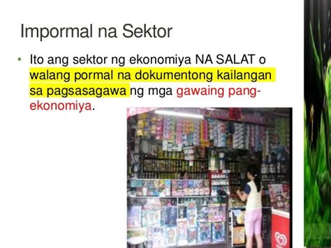 Aralin 5 Impormal Na Sektor