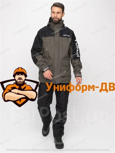 Костюм демисезонный мембранный Юкон (ткань Breathable) (Хаки), новый, в ...