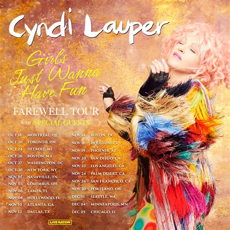 Cyndi Lauper Tour 2025 Deutschland Cyndi Lauper To Farewell Australia