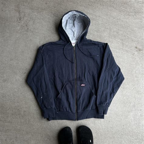 Vintage Dickies Zip Up Size Large In Amazing Depop