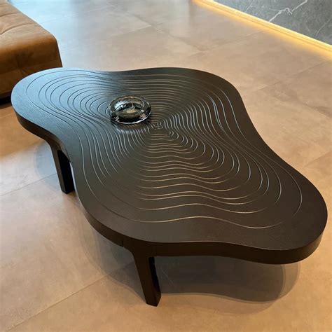 Mesa De Centro Irregular Para Sala De Estar Mueble N Rdico Con Bandeja
