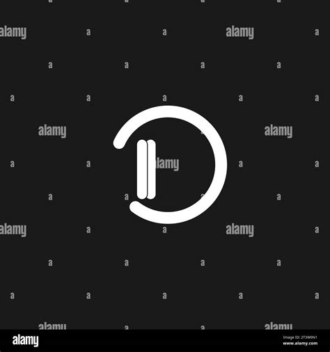 Initials Ll Logo Monogram With Simple Circles Lines Vector Graphic Stock Vector Image And Art Alamy