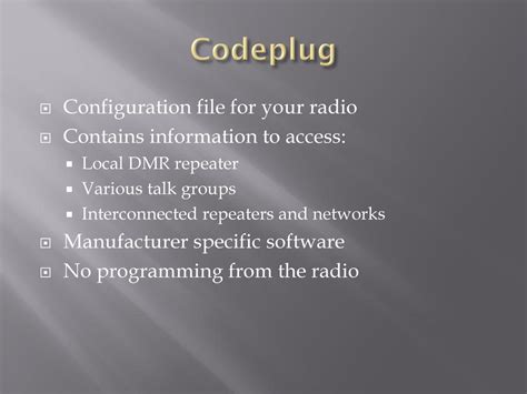 DMR: THE FUTURE OF TWO-WAY DIGITAL RADIO - ppt download