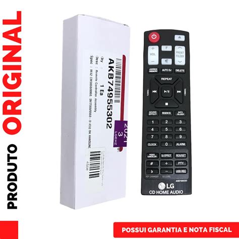 Controle Remoto Mini System LG Akb Original Shopee Brasil