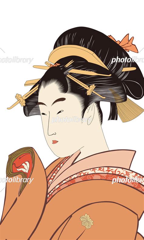 無料長期保証 喜多川歌麿 婦女人相十品 浮気之相 Kitagawautamaro 絵画 アート A3 A2 A1 B1 日本画 版画 パステル