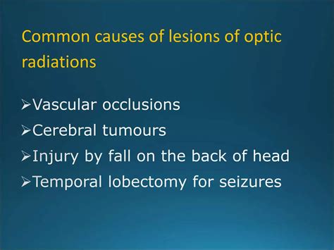 734 Visual Pathway Lesions Pptx