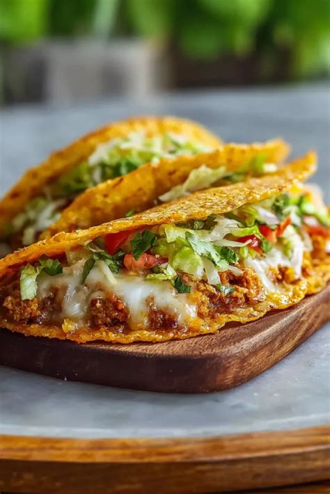 Cheesy Gordita Crunch Gourmet Martha
