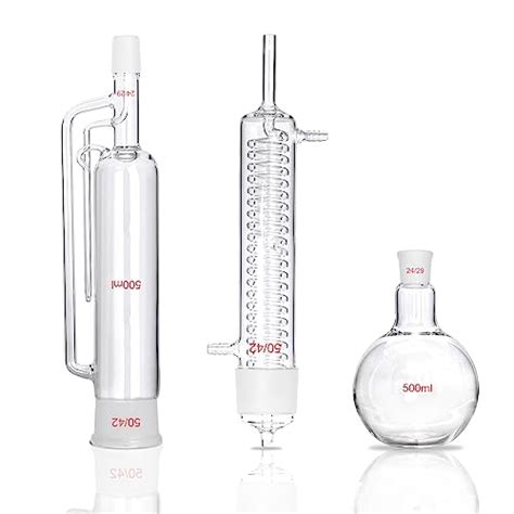 Mxbaoheng 500ml Soxhlet Extractor Kit Soxhlet Extraction Apparatus With