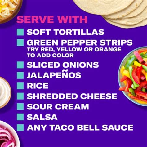 Taco Bell Original Fajita Seasoning Mix 1 Oz Kroger