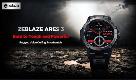 Zeblaze Ares 3 Smartwatch Bluetooth 51 Blue