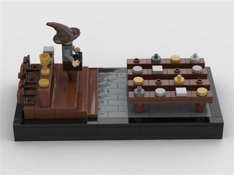 Lego Moc Great Hall Vignette By Sstritzke Rebrickable Build With Lego