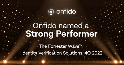 Scott Breadmore On Linkedin Forrester Wave Names Onfido A Strong