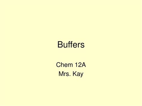 Ppt Buffers Powerpoint Presentation Free Download Id691391