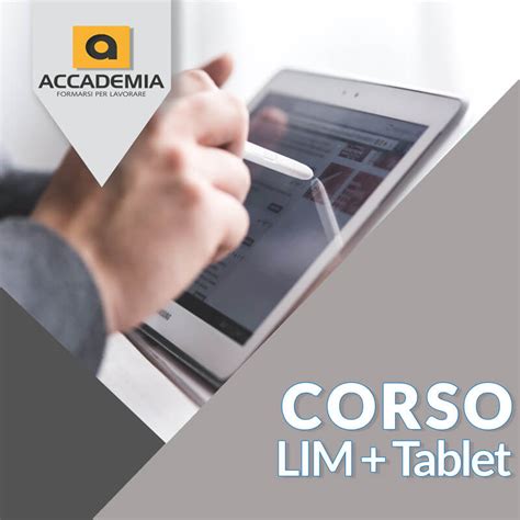 Corso Lim Tablet Corsi Di Formazione Professionale Online