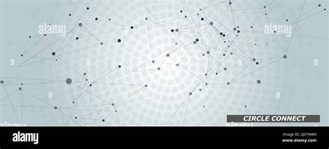 Abstract Connection Triangles Space And Low Poly Connecting Dots And Lines Light Connection