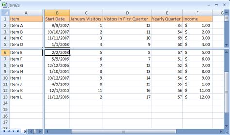 Excel Split Worksheet Into Two Vertical Panes