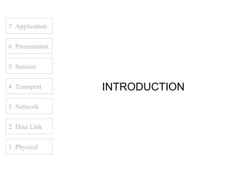 Computer Networks Osi Model Ppt