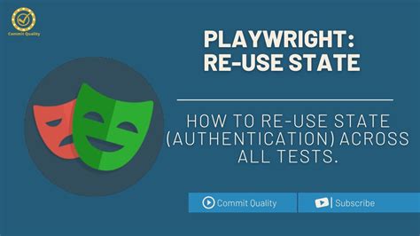 Playwright Tutorial Re Use State Re Use Authentication YouTube