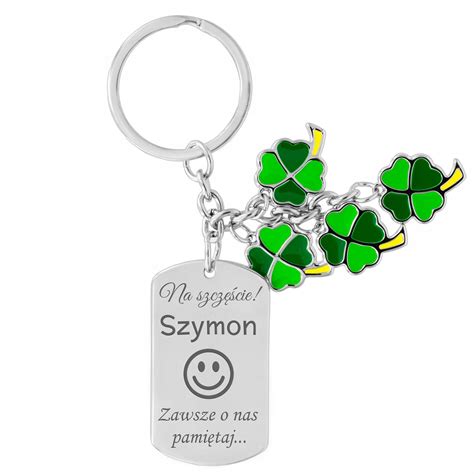 Brelok Do Kluczy Metal Koniczynki GRAWER PREZENT 12767472850 Allegro Pl