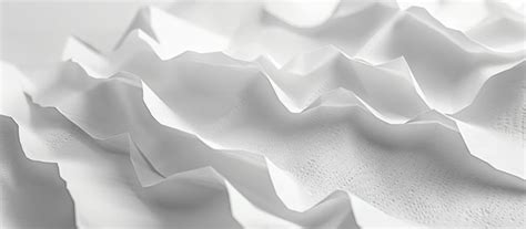 Premium Photo White Paper That Is Folded With A Textured Surface
