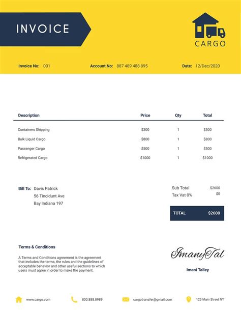 30 Invoice Templates To Use For Your Business