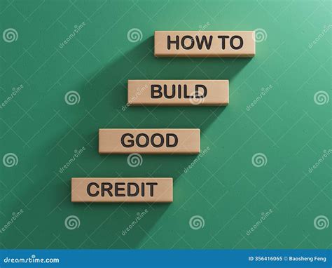 How To Build Good Credit Symbol Concept Words How To Build Good Credit