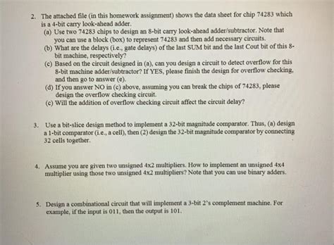 Solved 2 The Attached File In This Homework Assignment
