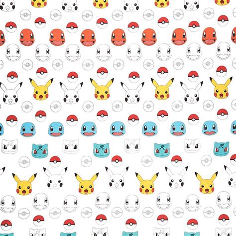 Pokemon Pikachu White Yardage Pokemon Pokemon Backgrounds Pikachu