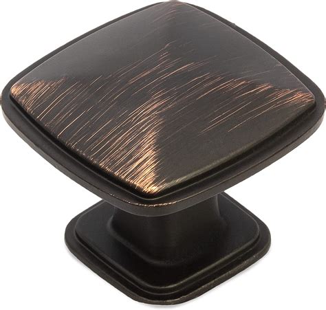 Ilyapa Oil Rubbed Bronze Square Kitchen Cabinet Knobs 40 Pack Of Dra