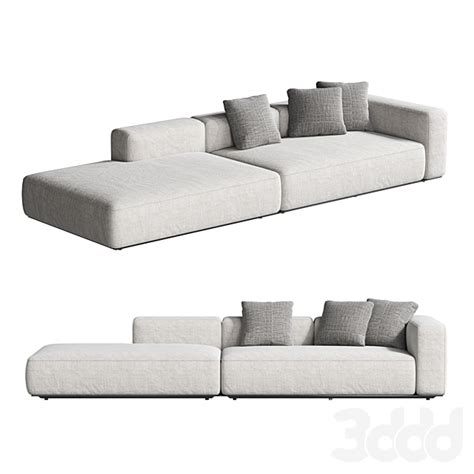 Hybrid Sofa 3d Model Диваны