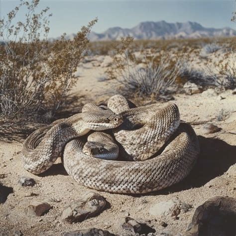 Free Coiled Desert Snake Image Snake Desert Rattlesnake Download