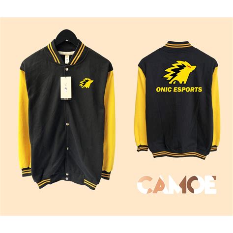 Jual Jaket Baseball Varsity Gaming Esports Onic Shopee Indonesia