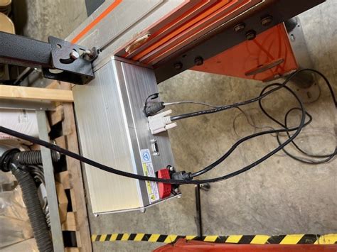 Used Tigerstop 3 Automated Pusher Stop Demo Unit Edward B Mueller Co Inc