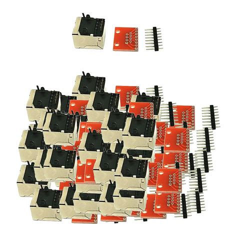 8p Connector Pcb And Breakout Board Kit For Check Ethernet Not Weld X30