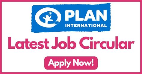 Plan International Bangladesh Job Circular 2023 Enroll Bd