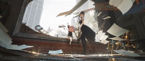Wallpaper Anime Girls 12000x5143 InrroInrro 2291220 HD