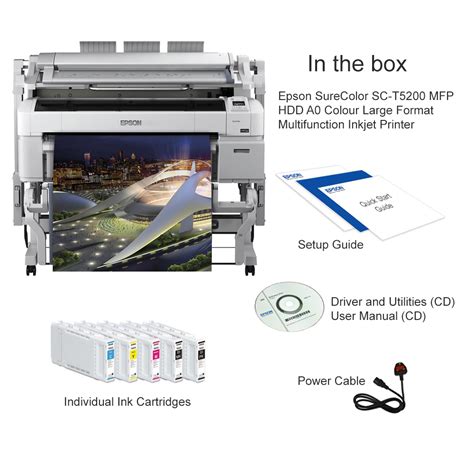 Epson SureColor SC T5200 MFP HDD A0 Colour Large Format Multifunction