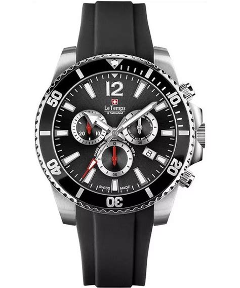 Le Temps LT1044.01BR01 - Hodinky Swiss Naval Patrol Chronograph ...