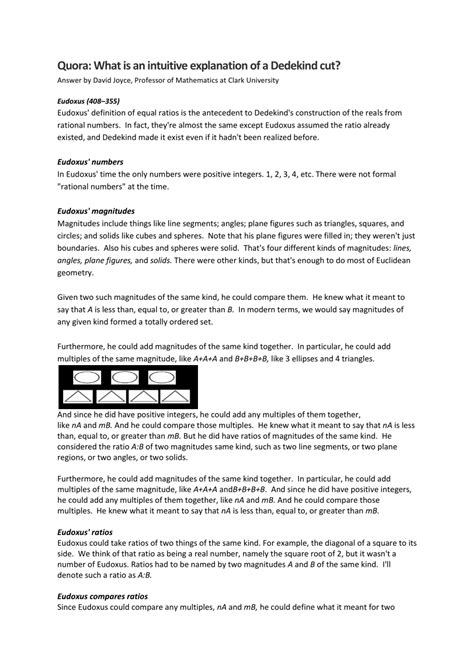 Pdf Quora What Is An Intuitive Explanation Of A Dedekind Cut