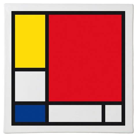Composition In Red Yellow And Blue1926 몬드리안 구조주의 색깔을 흰색 검정색 빨간색