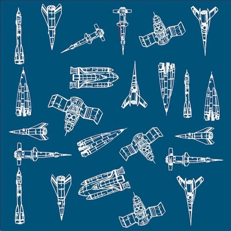 Premium Vector 21ssb593pp Rocket Space