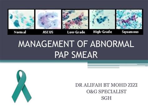 Management Of Abnormal Cervical Smear Pptx