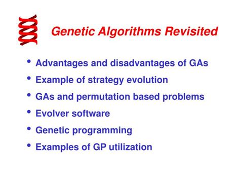 Ppt Genetic Algorithms Revisited Powerpoint Presentation Free Download Id 4037380