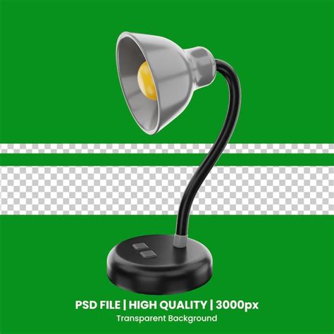Premium Psd 3d Rendering Lamp Icon Object