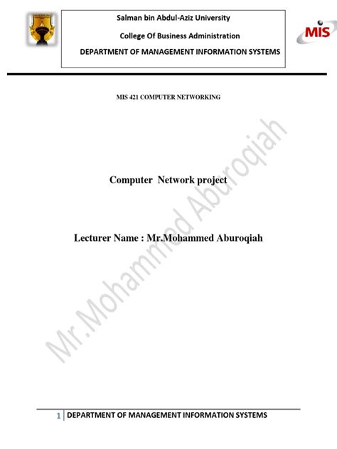 Network Projects Pdf Computer Network Ip Address