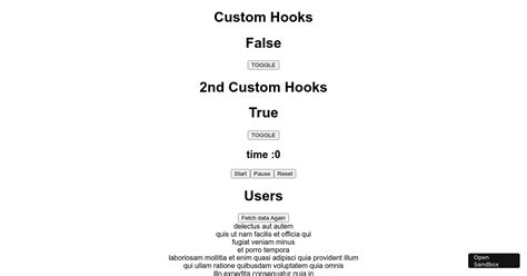Custom Hooks 3isuys Codesandbox