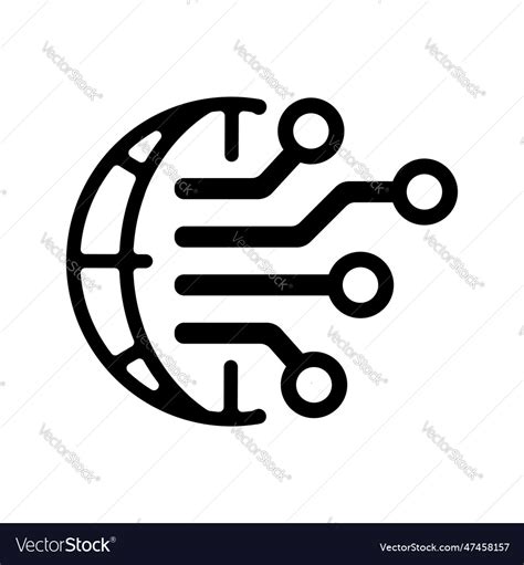 Ai Artificial Intelligence Icon Royalty Free Vector Image