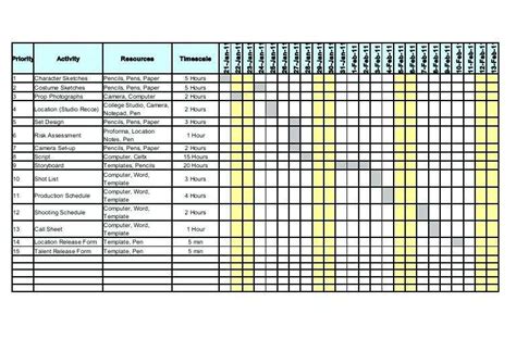 77 Free Animation Production Schedule Template By Animation Production