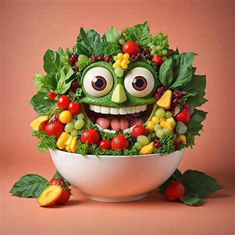 Healthy Vegetable Fruit Caesar Salad Good Fiber Digestion Health